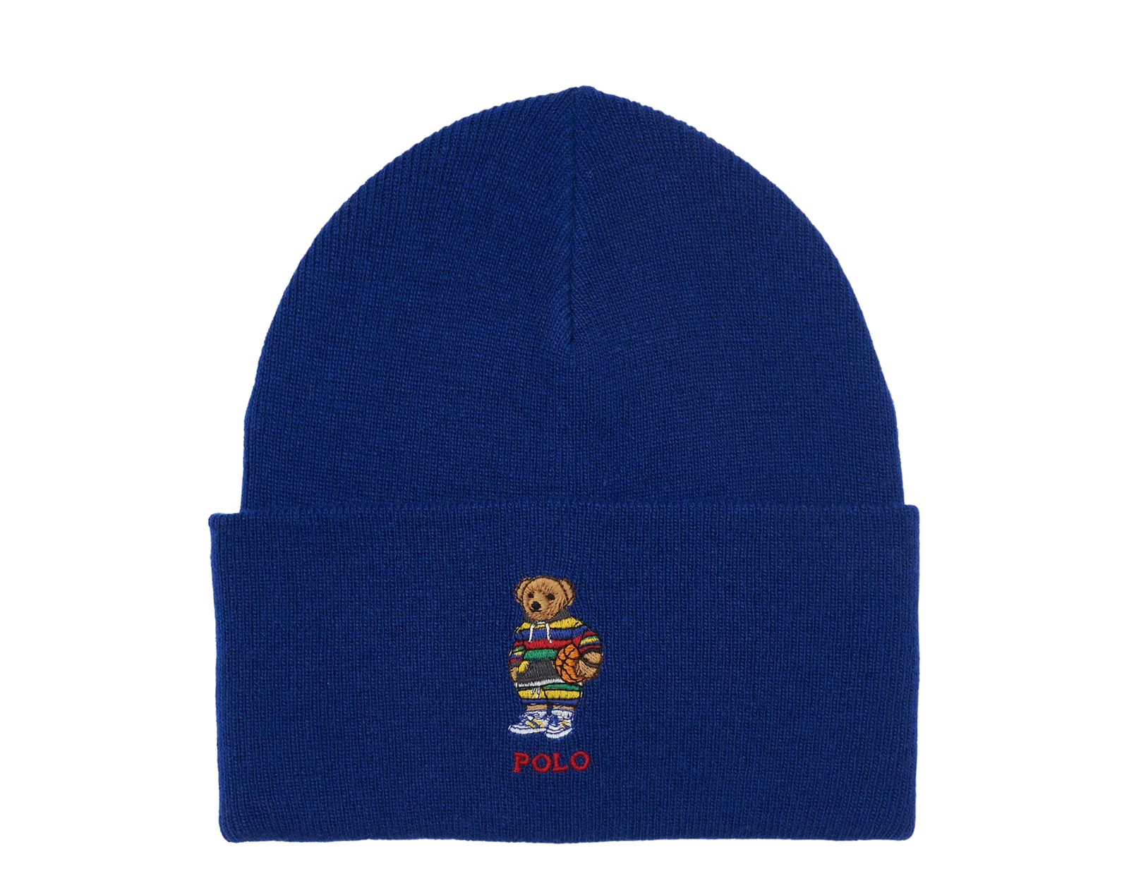 Polo Ralph Lauren Active Bear Heritage Royal Blue Rib-Knit Beanie ...