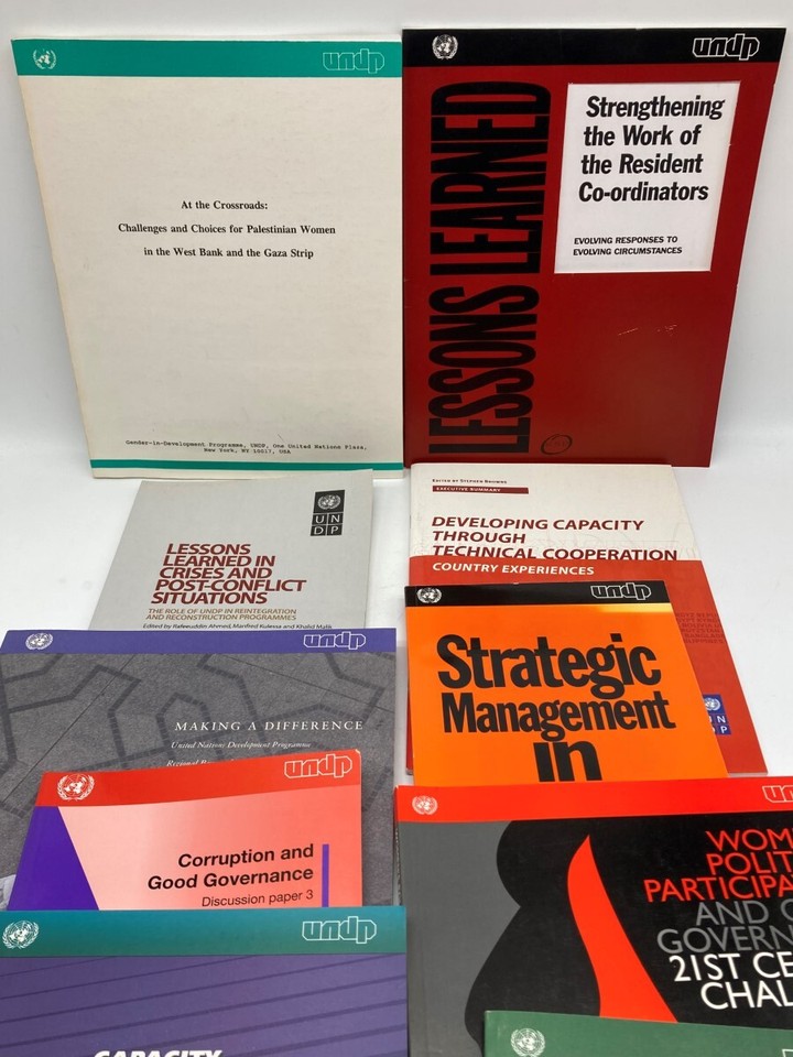 12 Issues from United Nations Development Programme Various Topics | eBay