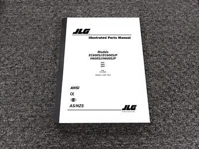 JLG EC600SJ H600SJ EC600SJP H600SJP Lift PVC 2001 Parts Catalog Manual ...