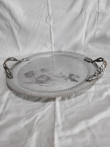 Hand Wrought Creation by Rodney Kent No.#409 14" Circular Serving Tray ...