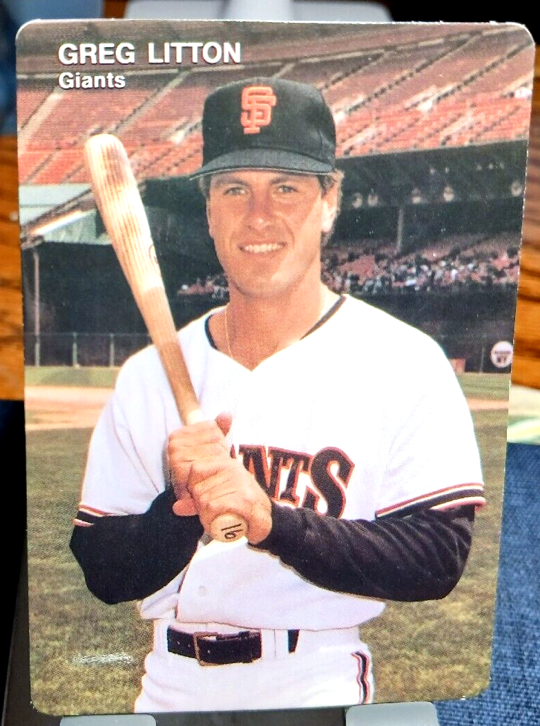 1991 Mother's Cookies Baseball Card of Greg Litton #18 (NM) Free ...