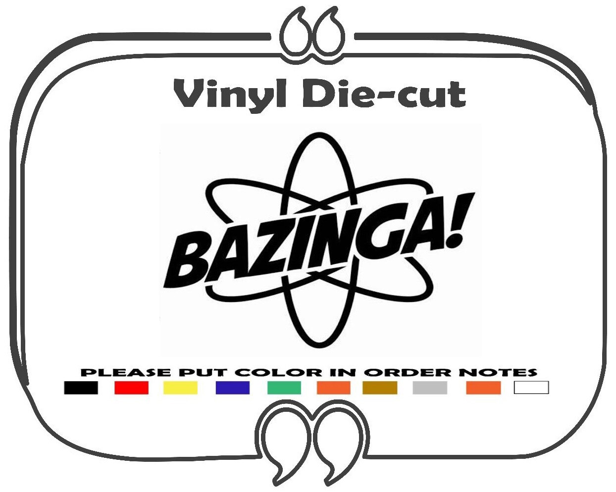 Bazinga stickers decal | eBay