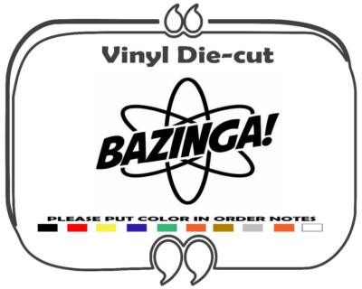 Bazinga stickers decal | eBay