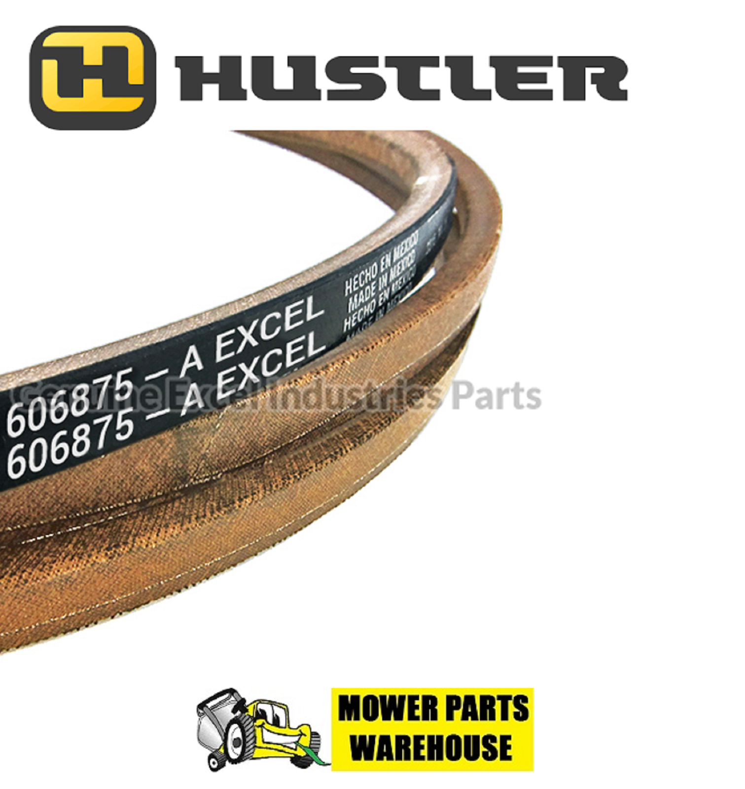 OEM Hustler Lawnmower Belt 606875 Super Z Hyperdrive Deck Mower Shippin ...