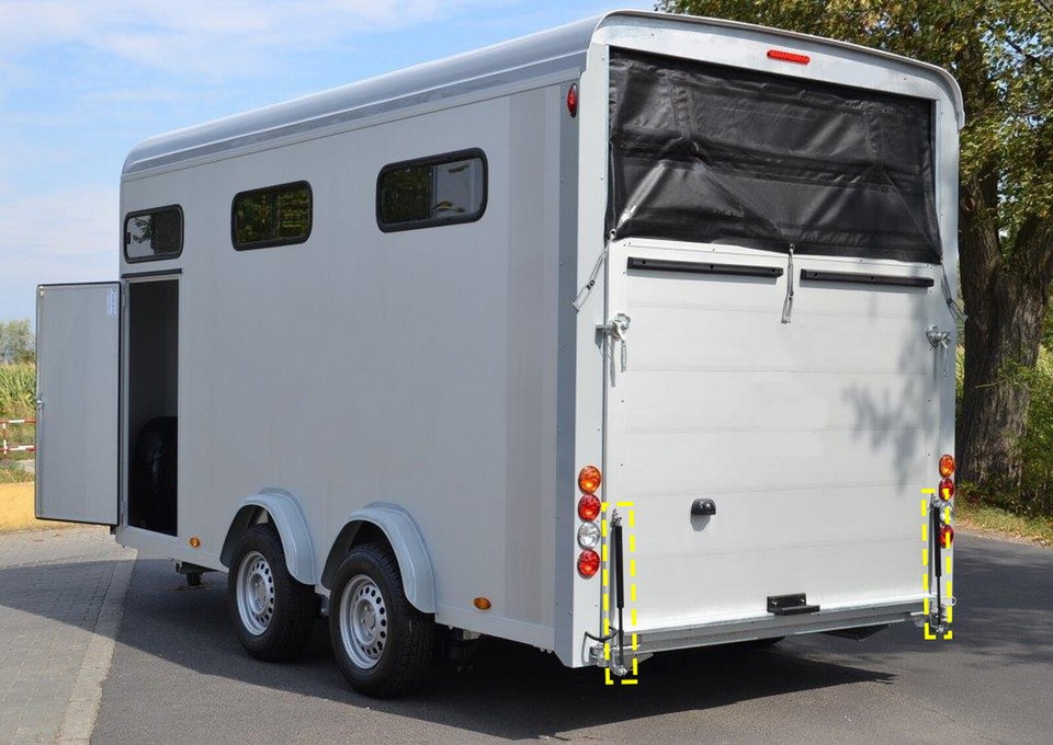 For Ifor Williams Horsebox Trailer Ramp Damper Rear Door Gas Spring ...