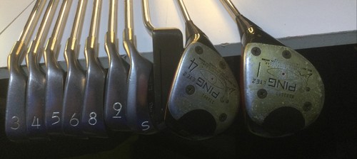 Ping Eye 2 Red Dot Iron Set 3-9 (no 7 Iron) SW 1&4 Wood Steel SH Mens ...