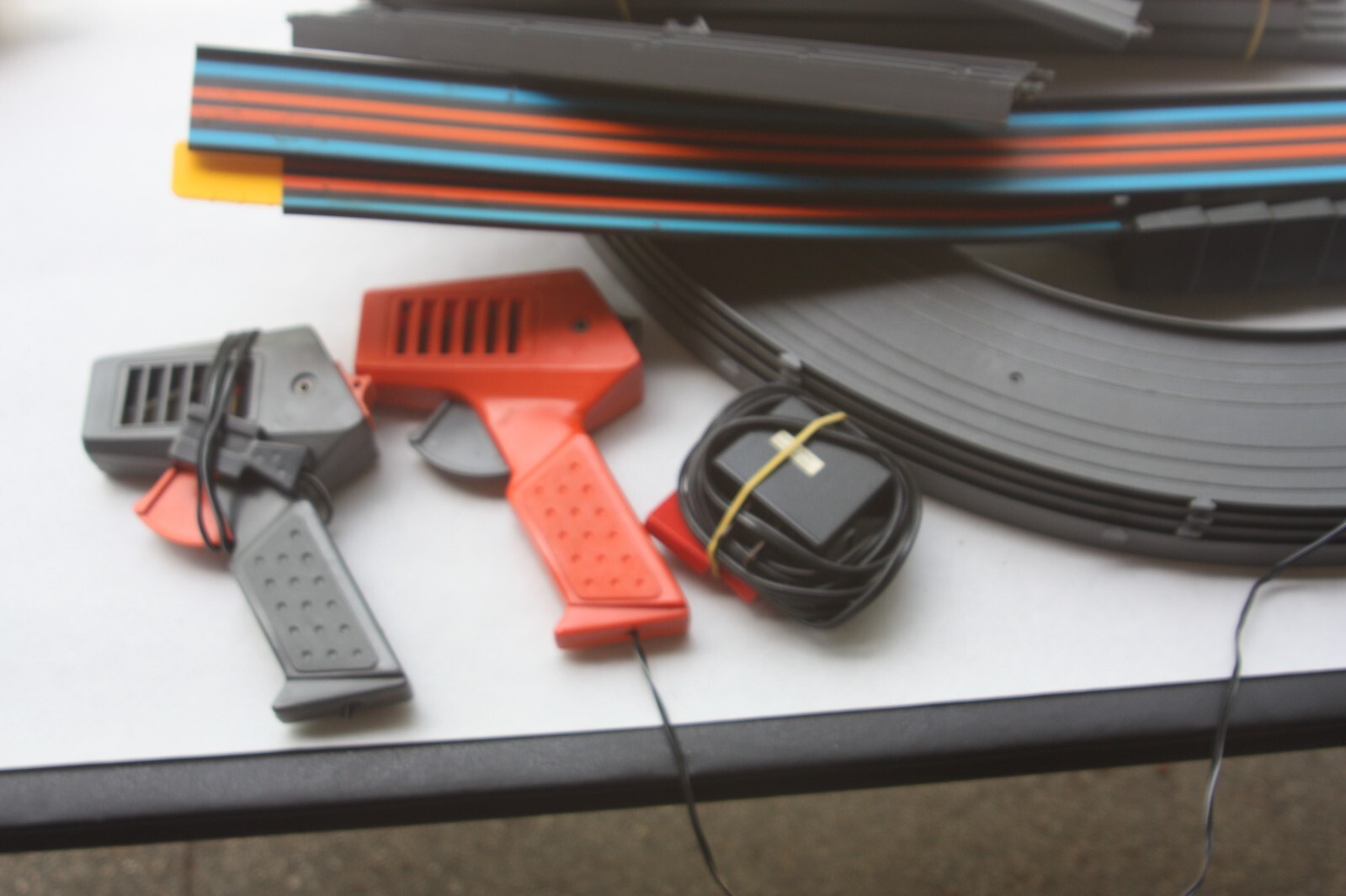 USED TYCO TCR Slotless Slot Car Total Control RACE SET 2 Vehicles! | eBay