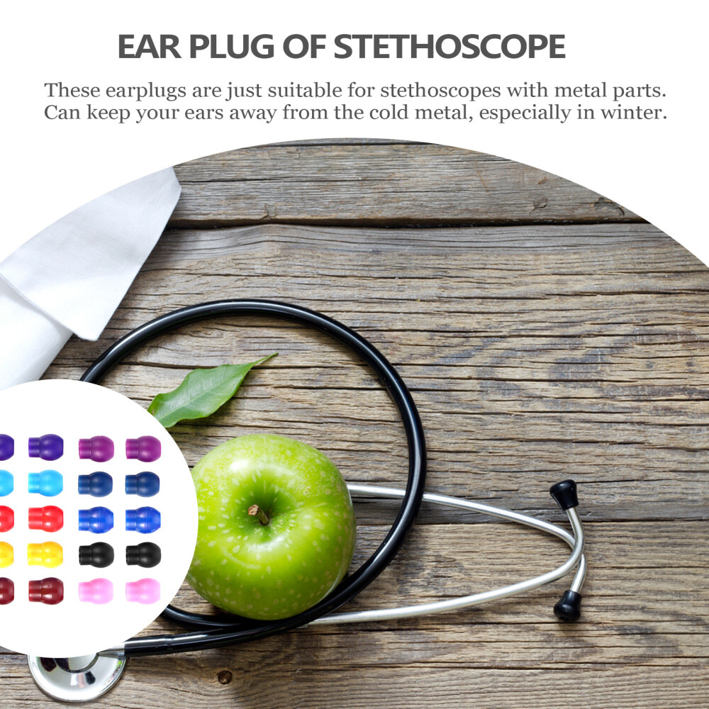 10 Pairs Echo Stethoscope Ear Tips Silicone Plugs | eBay