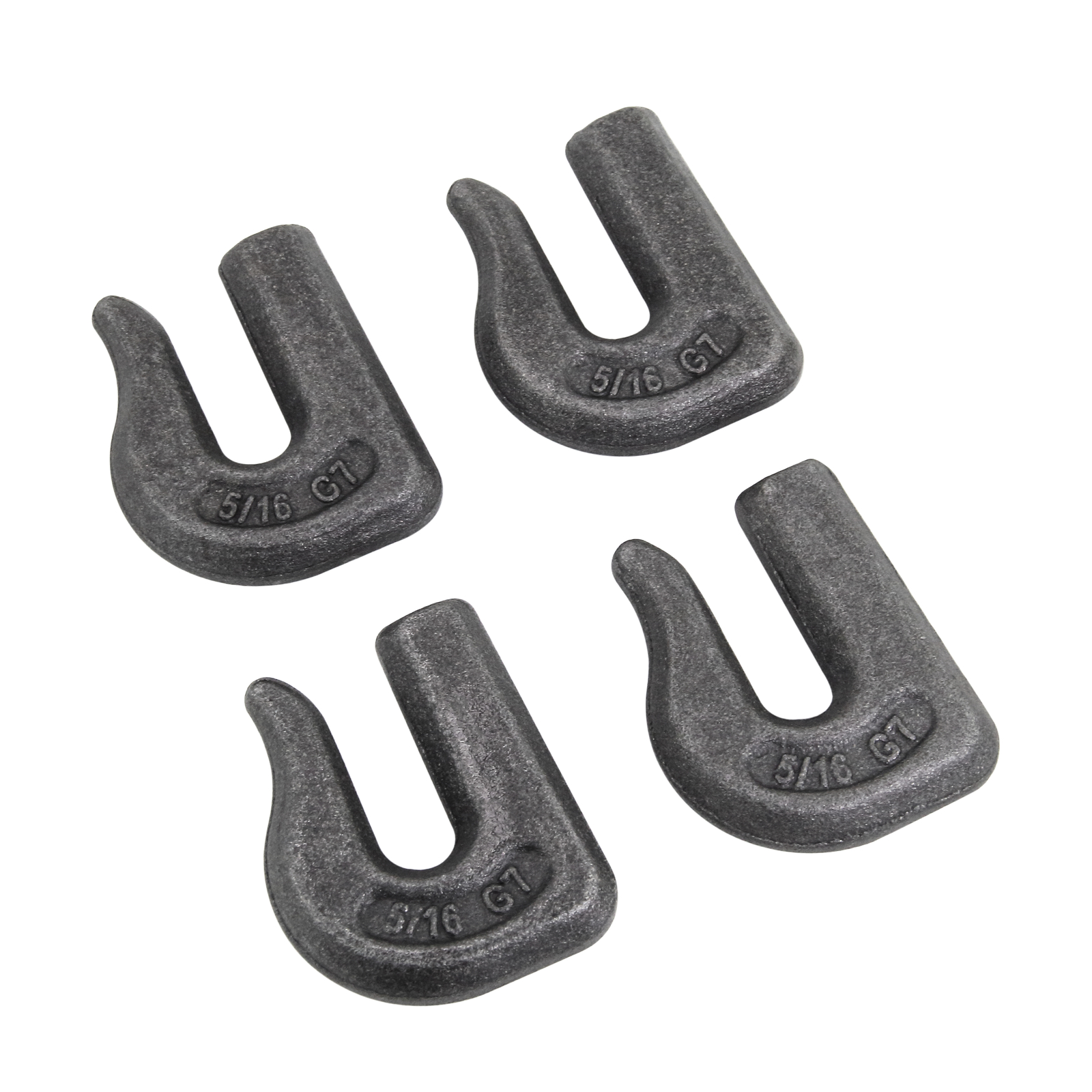 AYAgear 4pc G70 5/16" Weld On Chain Grab Hooks Loader Bucket Flatbed ...