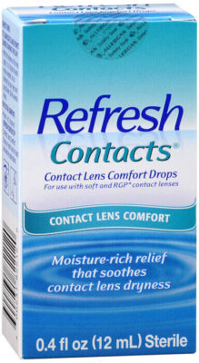 REFRESH CONTACTS *CONTACT LENS COMFORT DROPS* 12ML | eBay