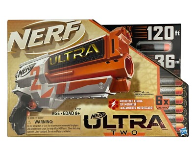 NERF Ultra Two Motorized Blaster Fast Back Reloading Includes 6 Ultra ...