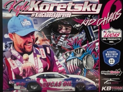 VRHTF NHRA COOL VINTAGE "KYLE KORETSKY LUCAS OIL NITRO FISH PRO STOCK ...