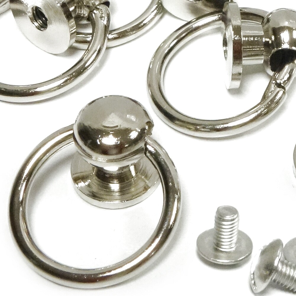 O-Ring, D-Ring zur Auswahl Ring der O - Ringkloben Ziernieten Leder Nieten BDSM | eBay