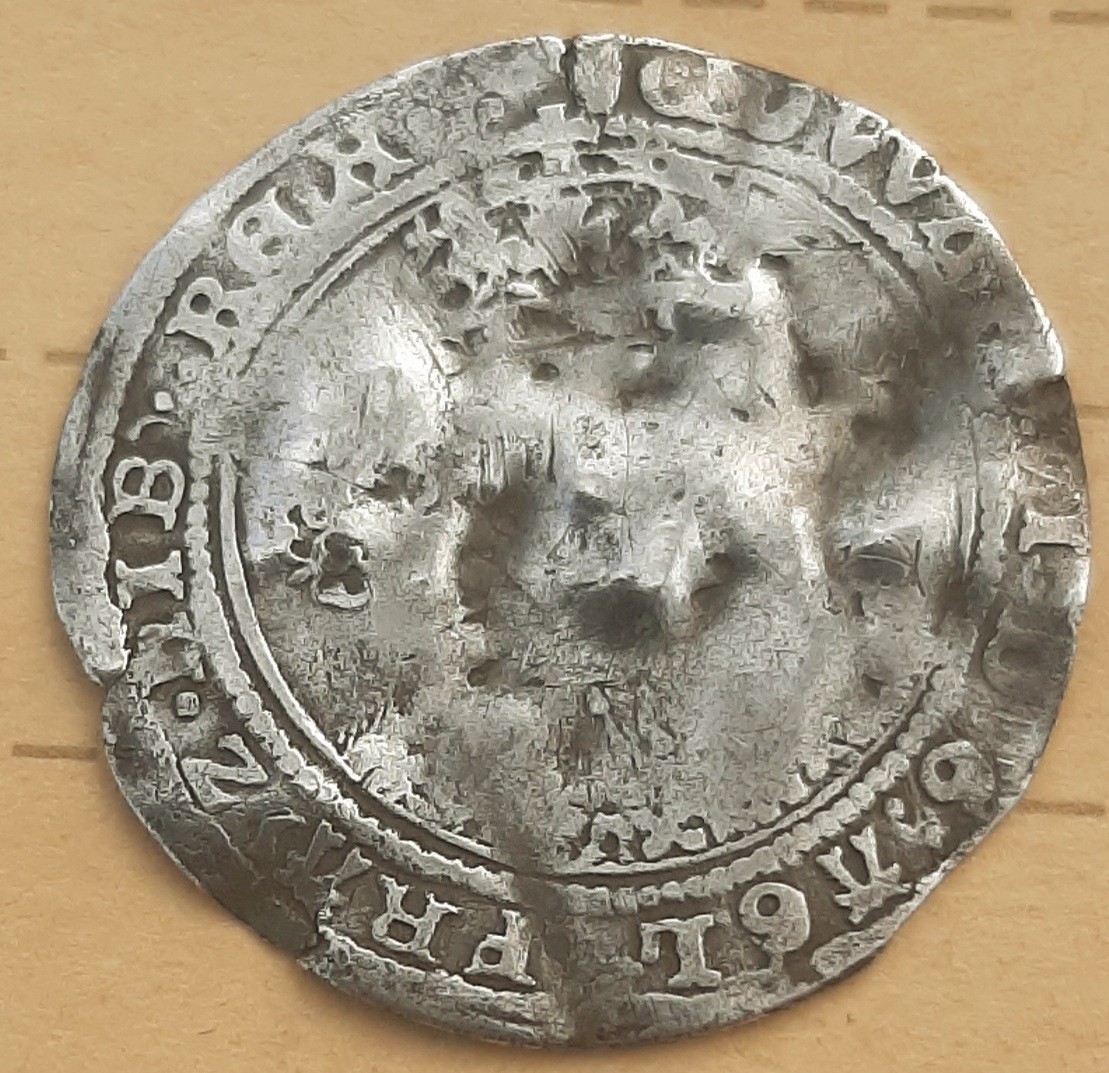 Silver Hammered Sixpence of Edward VI c1553 Spink 2483 | eBay