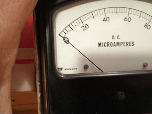 TRIPLETT MODEL 420 0-100 D.C. Microamperes | eBay