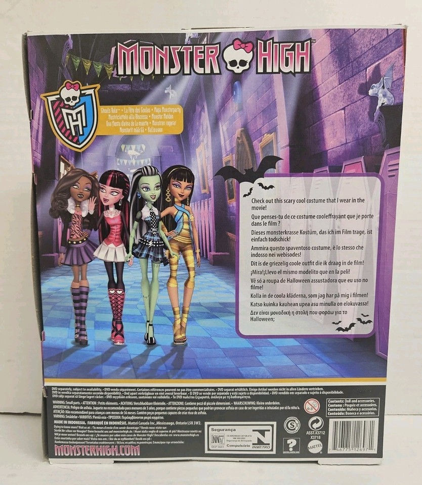 Monster High Cleo De Nile Ghouls Rule Doll 2012 Mattel New 746775126971 ...