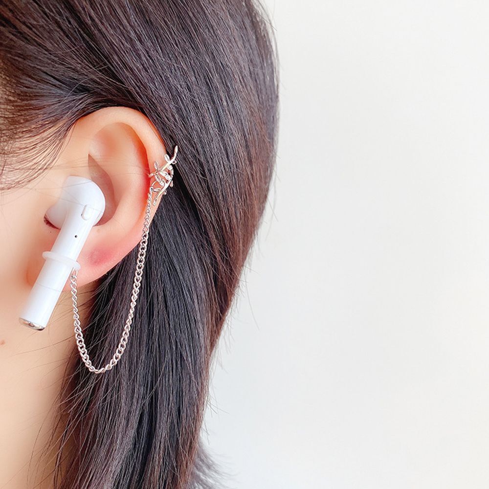 Anti-Lost Earrings Stainless Steel Earphone Holder For AirPods 3 Pro 2 ...