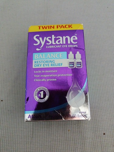 Systance Balance Restoring Dry Eye Relief Eye Drops-Twin Pack ...
