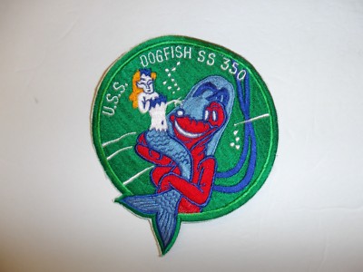 b2476 WW 2 US Navy Submarine Patch USS Dogfish SS-350 PB8 | eBay