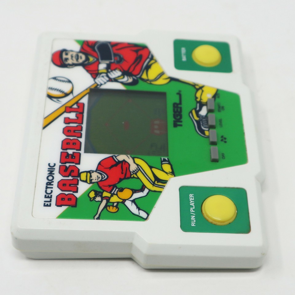 VINTAGE 1988 80s TIGER ELECTRONIC BASEBALL HANDHELD LCD VIDEO GAME ...