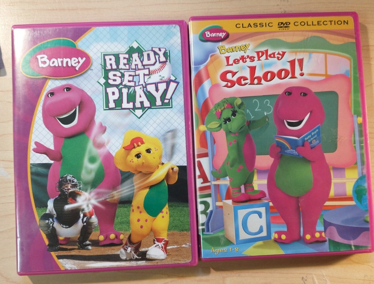 BARNEY DVDs, Ready Set Play, Let's Play | Grelly USA
