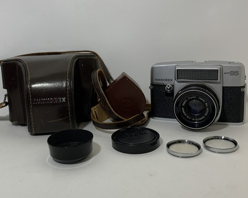Nikon Nikkorex Auto 35 SLR Rangefinder Camera W/ Nikkor-H 48mm 1:2 f2 ...