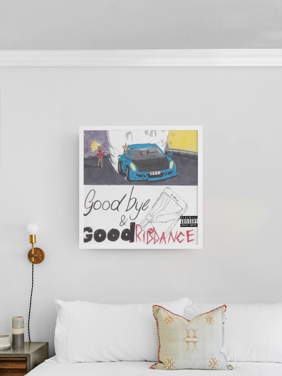 NEW Juice Wrld Goodbye & Good Riddance Album Cover Print Poster Canvas ...