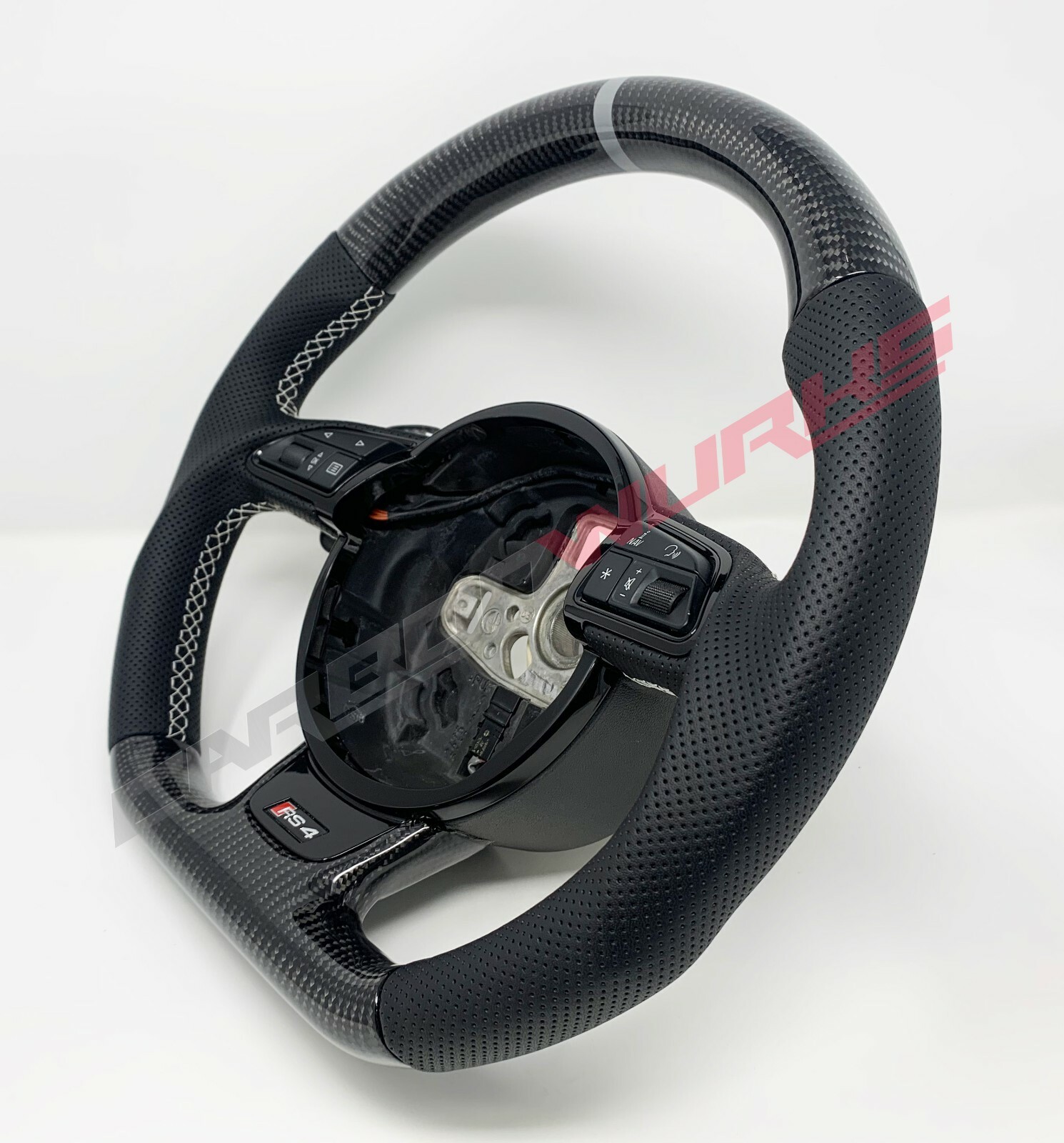 Audi RS4 RS6 RS7 SQ5 B8 C7 Carbon Fibre Steering Wheel - Customisable ...