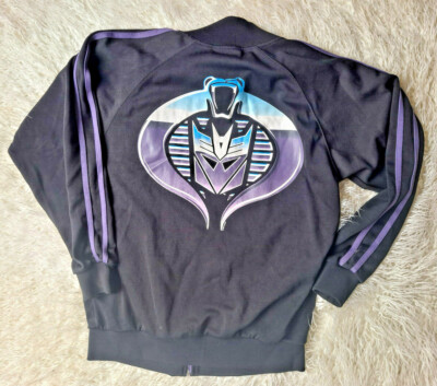 TRANSFORMER Decepticon track jacket vintage GI joe patch coat cobra ...