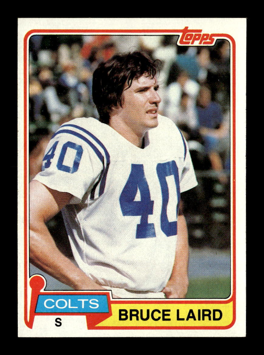 1981 Topps #326 Bruce Laird Baltimore Colts NM+ Football Card *H509 | eBay