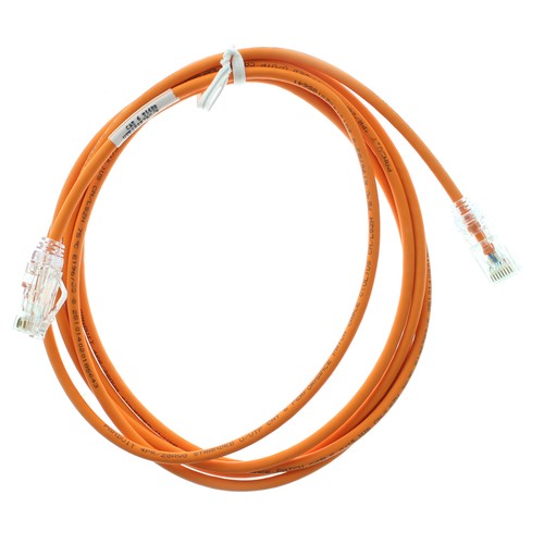 PANDUIT UTP28SP7BO/N CAT6 CABLE UTP PATCH CORD, 7-FEET, BRIGHT ORANGE ...