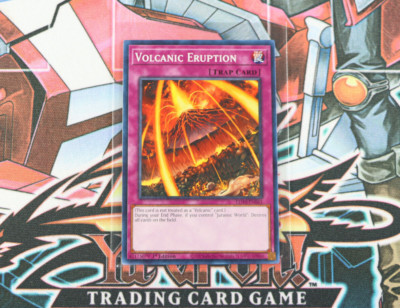 YuGiOh Trap Card Volcanic Eruption LD10-EN061 1st Edition Common | eBay