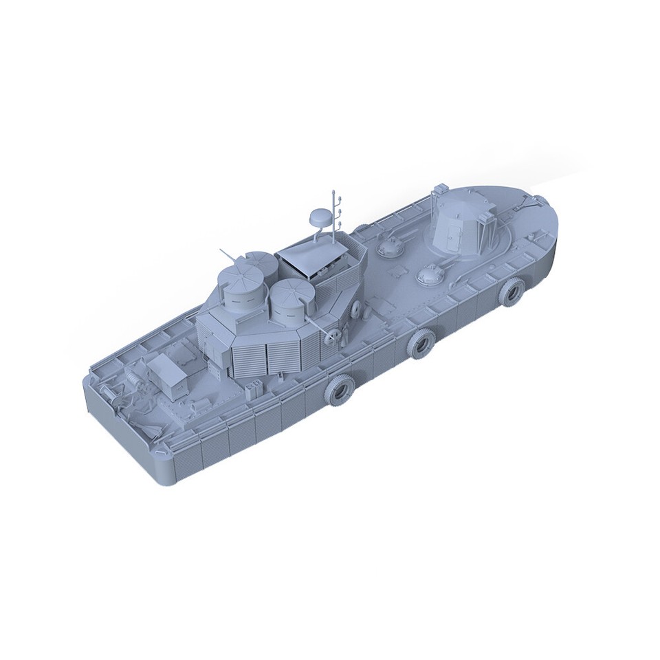 SSMODEL 1/72 1/144 1/200 USN LCM(6) "Zippo" Landing Craft Support ...