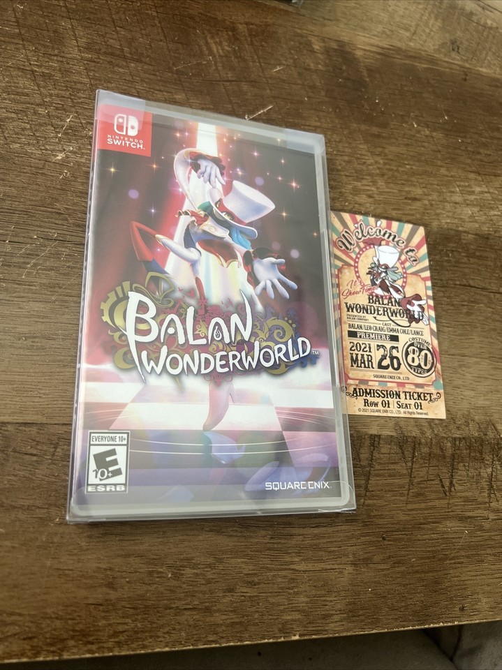 Balan Wonderworld - Nintendo Switch CIB + Custom Spine + Box Protector ...