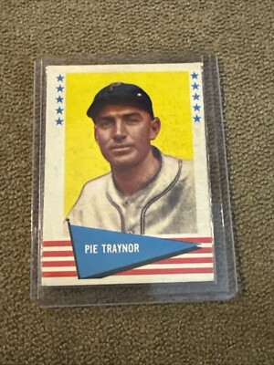1961 Fleer Baseball Greats Pie Harold Joseph Traynor #144 Card | eBay