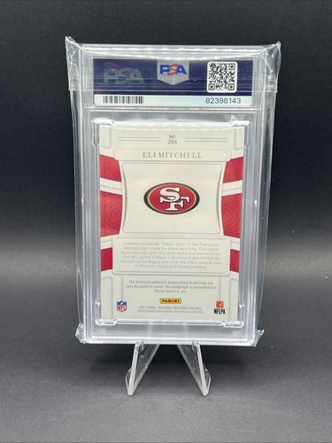 2021 Panini National Treasures - Rookie Patch Autograph Elijah Mitchell ...