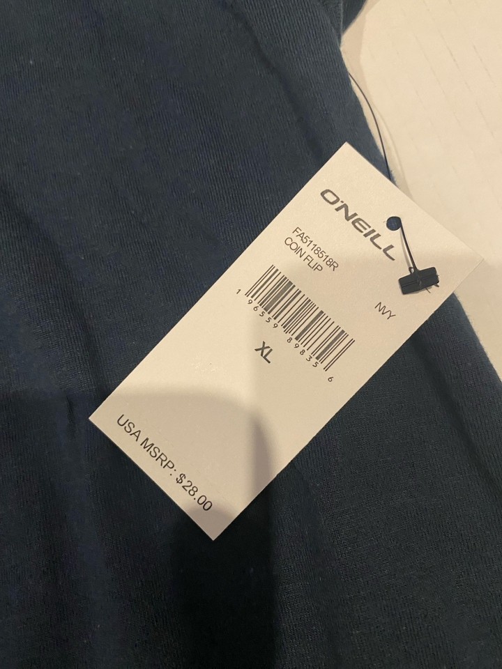 O’NEIL Men’s Modern Fit XL Short Sleeve Cotton T-shirt Navy | eBay