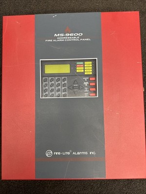 Firelite MS9600V2.6 Addressable Fire Alarm Control Panel MS-9600 No Key ...