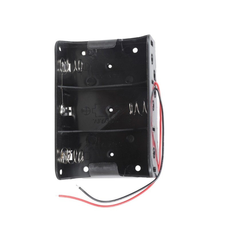 Shock Resistant LR20 D Plastic Battery Box Secure for Home Electronics ...