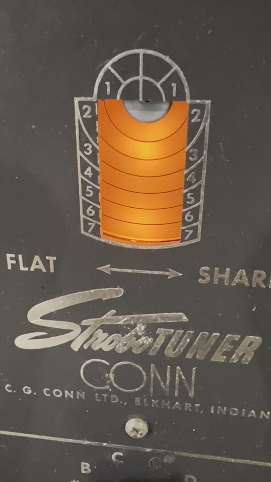 🇺🇸Vintage Conn Strobotuner Tuner W/Electro-Voice 915 Crystal Mic C.G ...