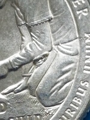 2020 Large "Stone In Lap" Die Chip Error, Vermont Marsh-Billings ...