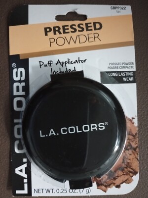 New L.A. COLORS PRESSED TAN POWDER w MIRROR & PUFF APPLICATOR, 0.25 oz ...