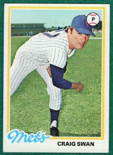 Craig Swan - 1978 Topps #621 - New York Mets Baseball Card | eBay