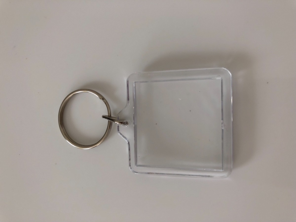 Qualy Plastic Key & Letter Holders Acrylic Photo Keyring | Max ...
