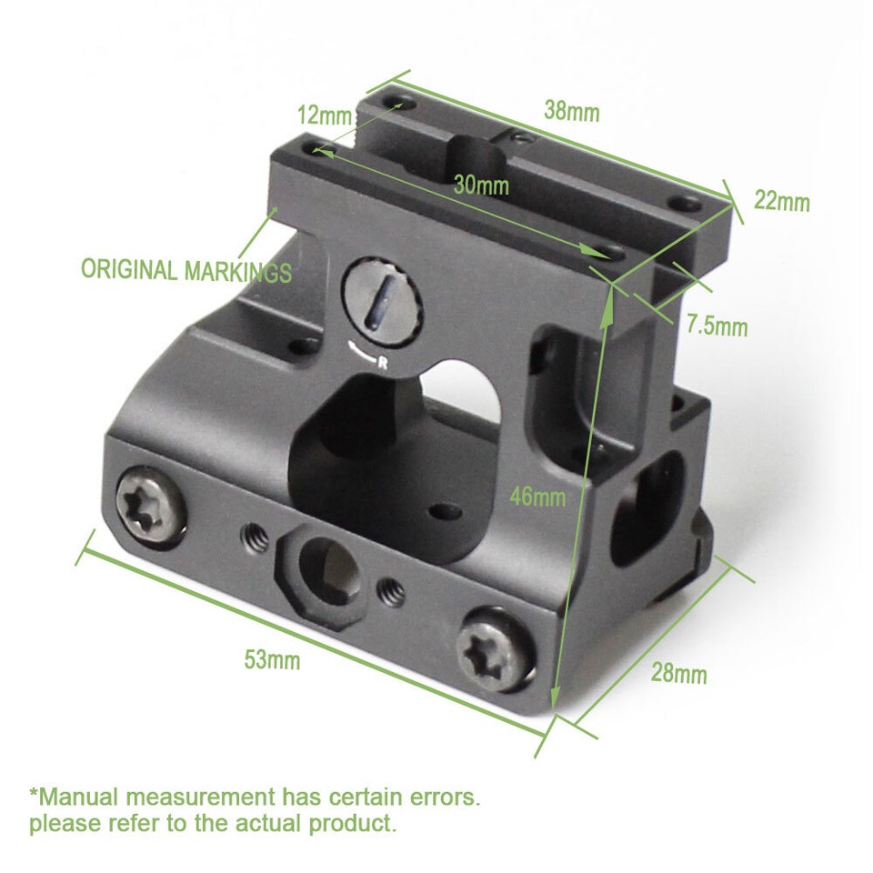 Fast Riser Mont 2.26" High Mount MRO Series Comaptible with FTC Mounts ...