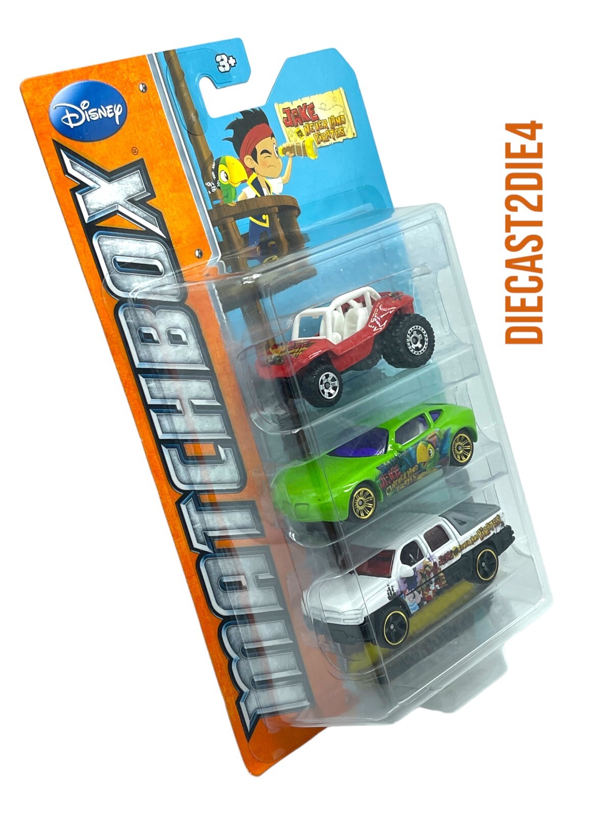 New/Sealed 2013 Release Matchbox 3-Pack Disney JAKE AND THE NEVER LAND ...