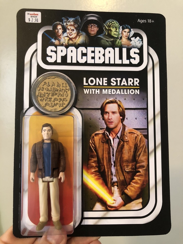 2023 Custom Spaceballs Lone Starr With Medallion Art Toy Hand Made | eBay
