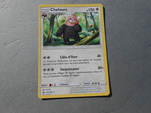Carte Pokémon - SL1 - Soleil et lune 112/149 Chelours PV130 RARE - FR ...