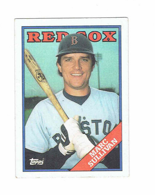 Marc Sullivan Boston Red Sox Catcher #354 Topps 1988 #Baseball Card | eBay