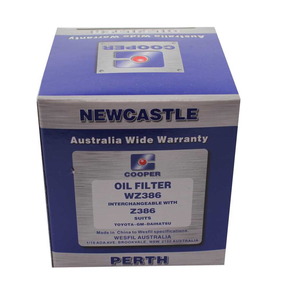 Wesfil Oil Filter for Toyota Corolla AE112R 1.8L 4cyl 8/1998-8/2001 ...